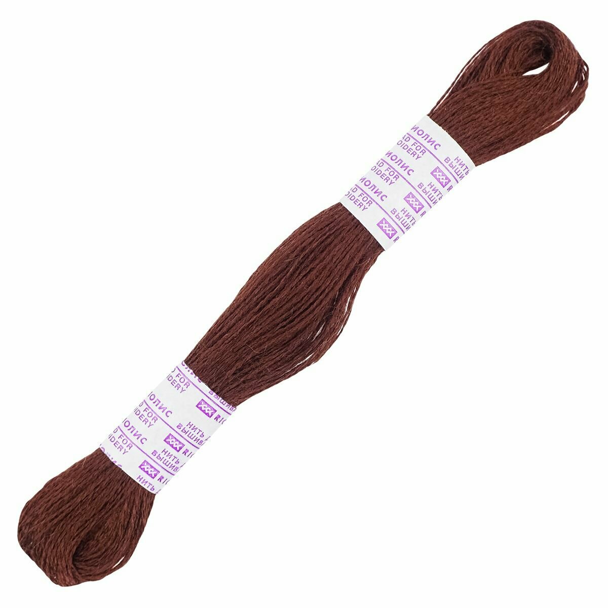 Мулине нитки для вышивания Риолис, 20 м*10 шт (шерсть, акрил), цвет 865