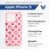 Чехол Meji на iPhone 13 "Луи Виттон", защита камеры, полиуретан, цвет розовый