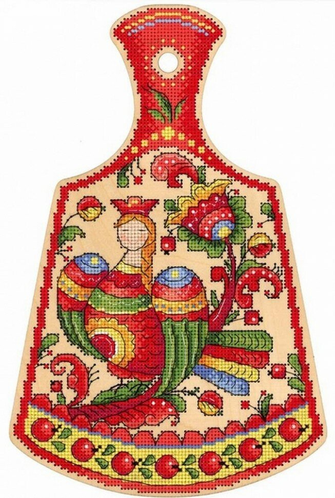 Набор для вышивания Щепка #О-009 Птица счастья, Счетный крест, 19 x 29 см