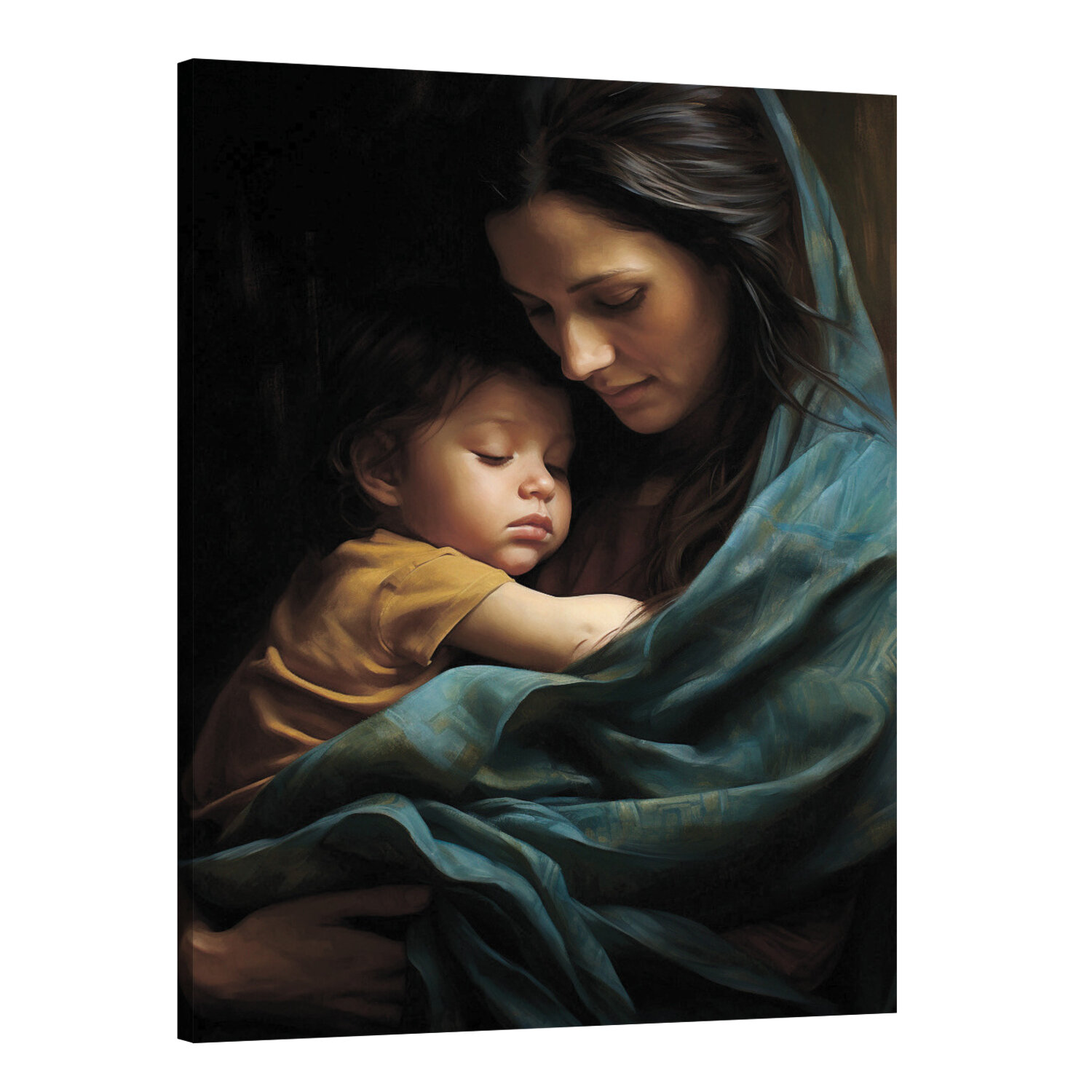 Интерьерная картина 50х70 "Мать и дитя"