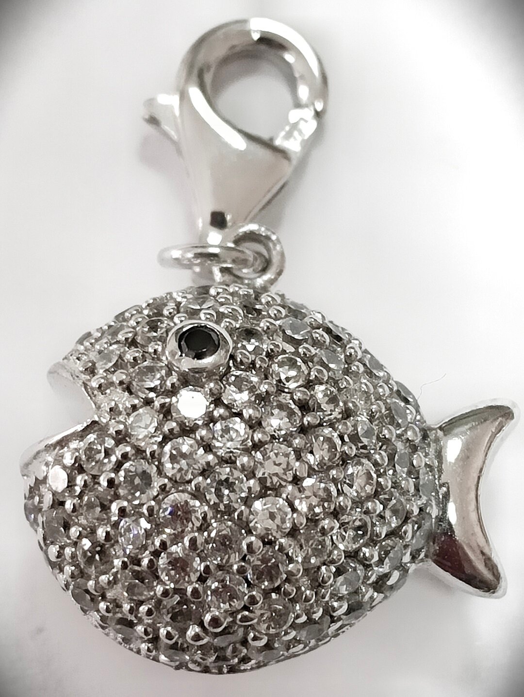  , серебро, 925 проба, родирование, фианит