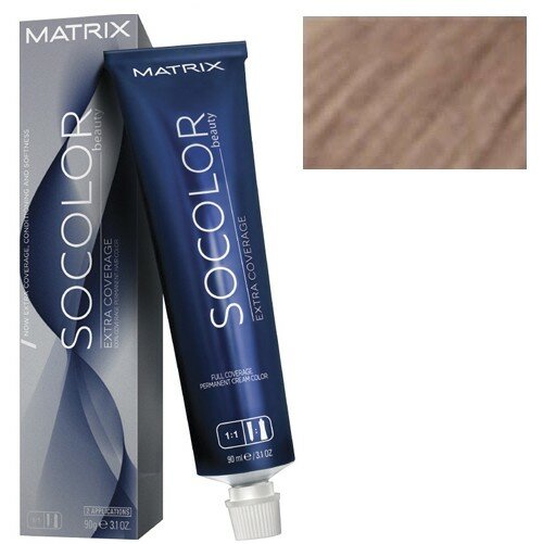 Краска для волос Matrix Socolor Beauty 509na, светлый блондин натуральный пепельный, перманентная, 90 Мл