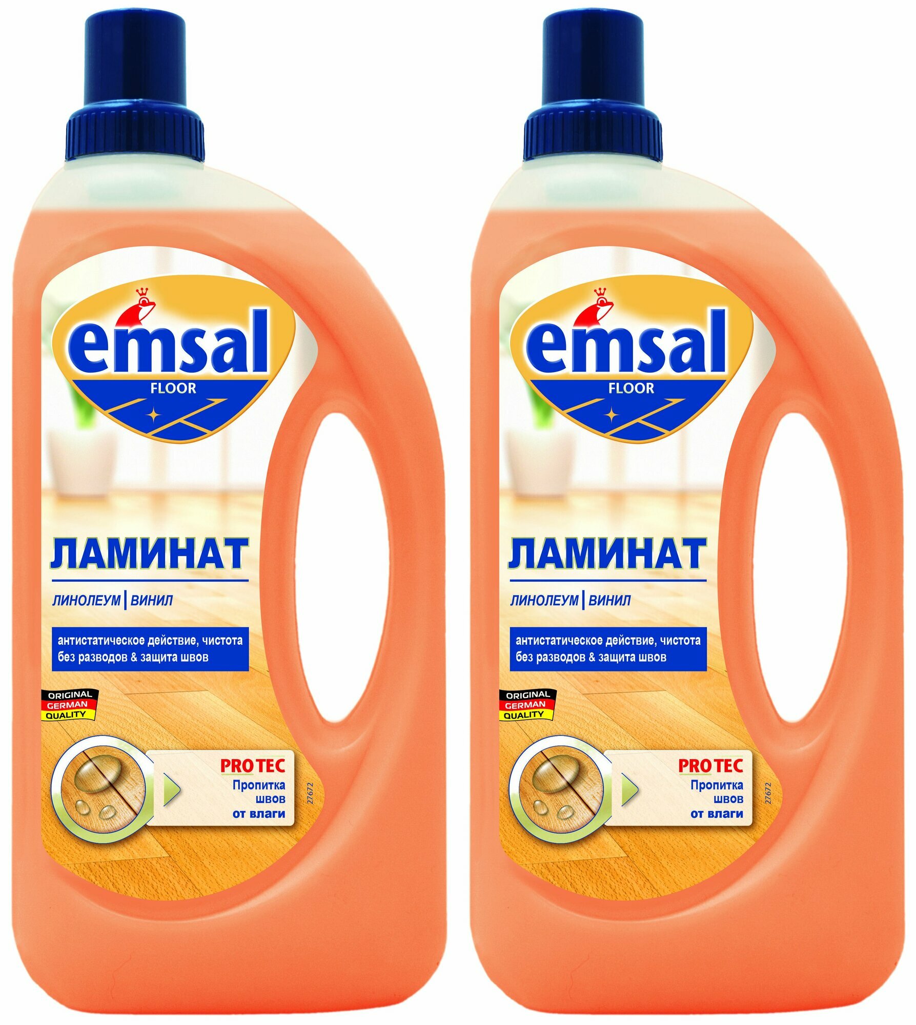 Emsal Средство чистящее для пола Ламинат, 1 л, 2 шт