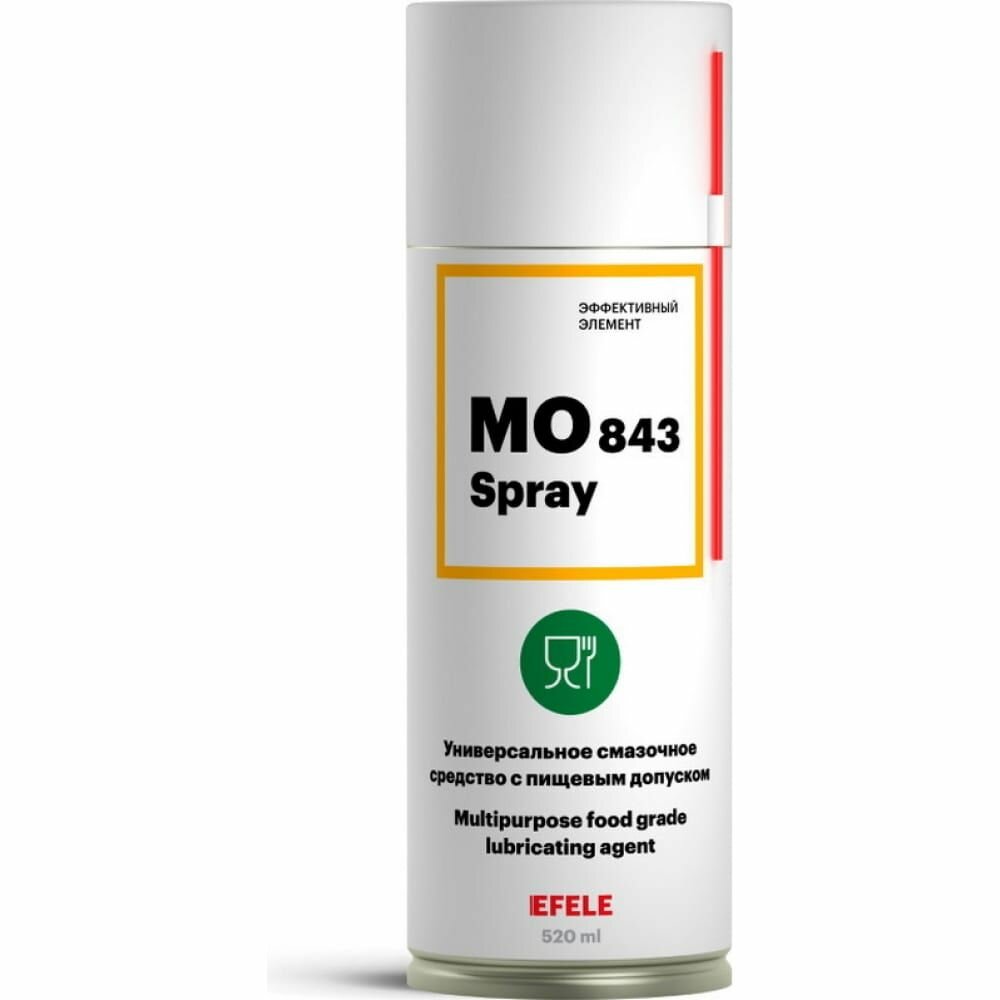 Универсальное масло EFELE MO-843 Spray с пищевым допуском, 0,52 л 0093932