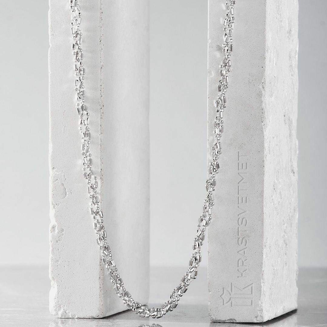 Цепь серебро, 925 проба, родирование