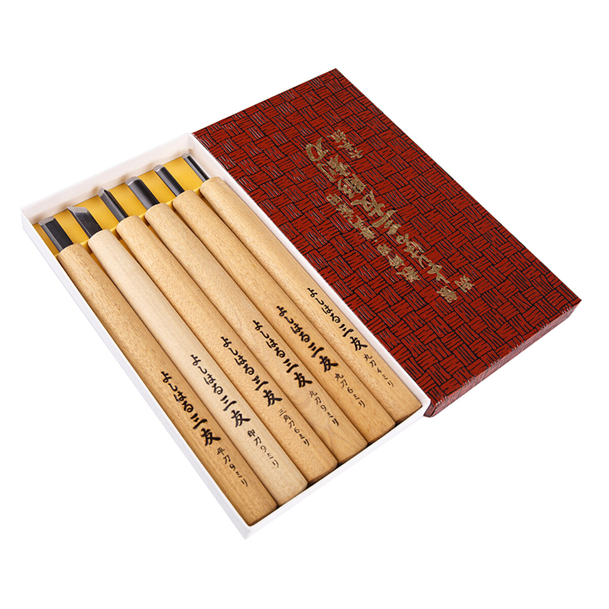 Набор резцов по дереву Y-6 (6 предметов) Yoshiharu, Япония