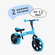 Беговел детский YVolution Velo Junior, голубой, от 1,5 лет, регулируемое сиденье...