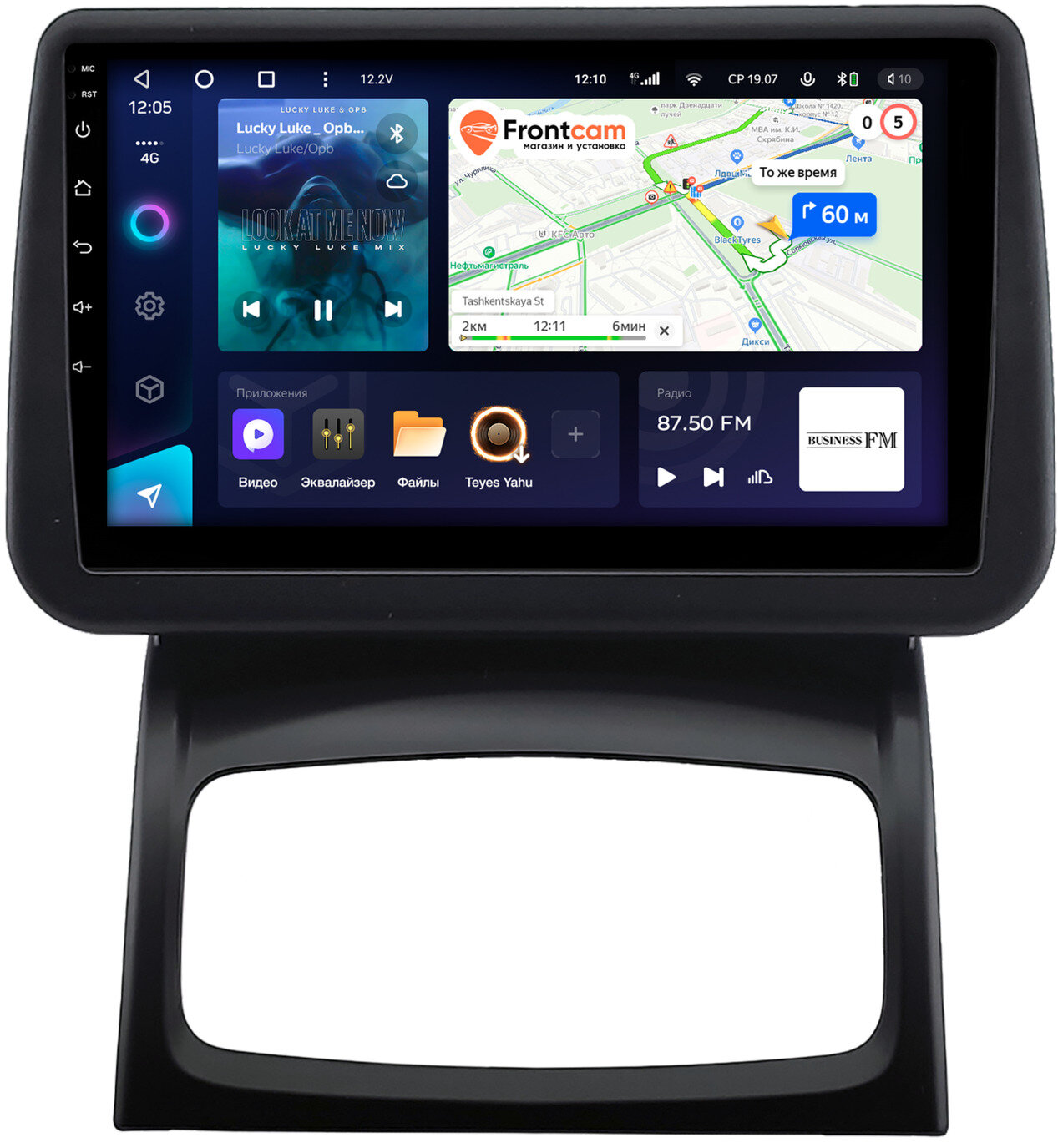 Штатная магнитола Teyes CC3L 4/64 9" RM-9-0750 Renault Clio 2 2001-2005 Android 10 (4G-SIM, DSP, IPS)