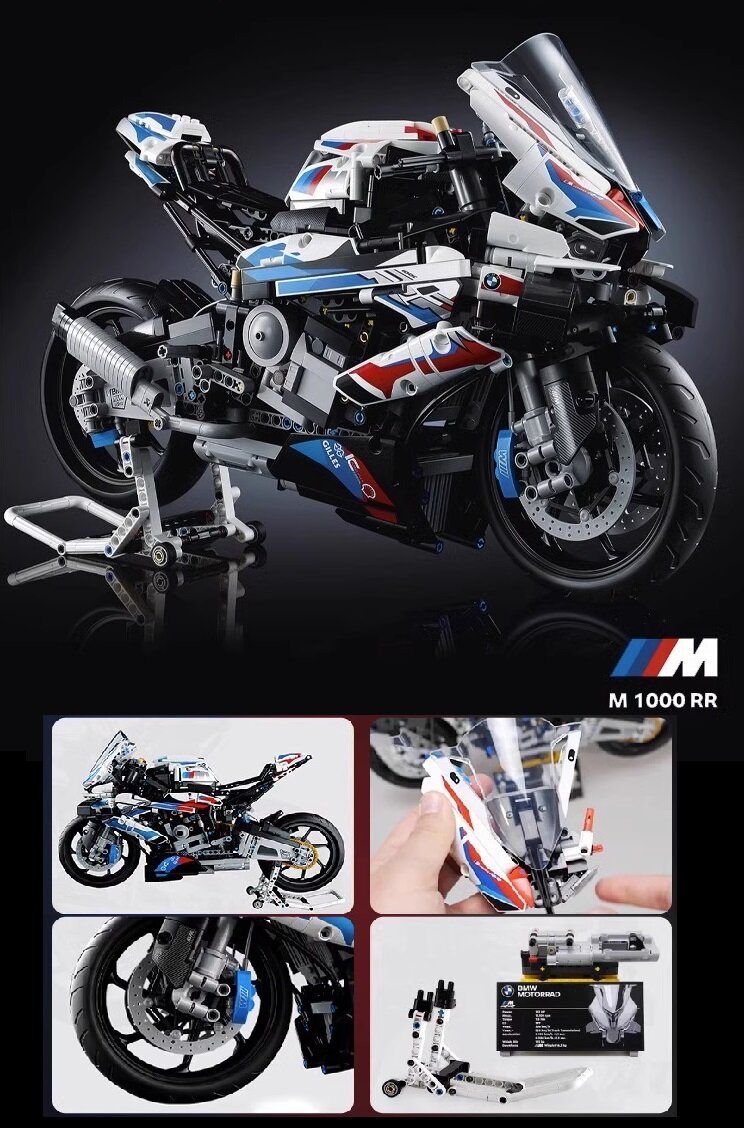 Конструктор Мотоцикл BMW M 1000 RR 1920 деталей - LE-8881