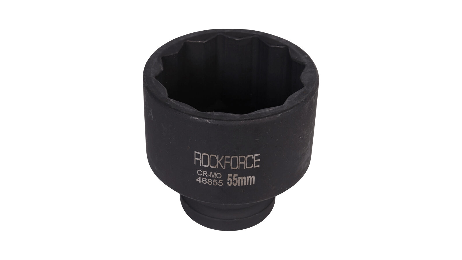 Головка торцевая ROCKFORCE, ударная, 12-гранник, CrMo, 3/4", 55мм