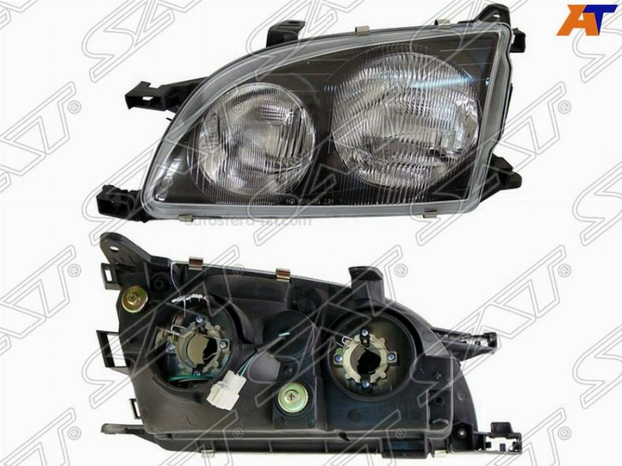 SAT ST2121187L Фара Toyota Avensis (T220) 97-00 / Caldina (T210) 97-99 (Слева/ Галоген/ Ручная регулировка)