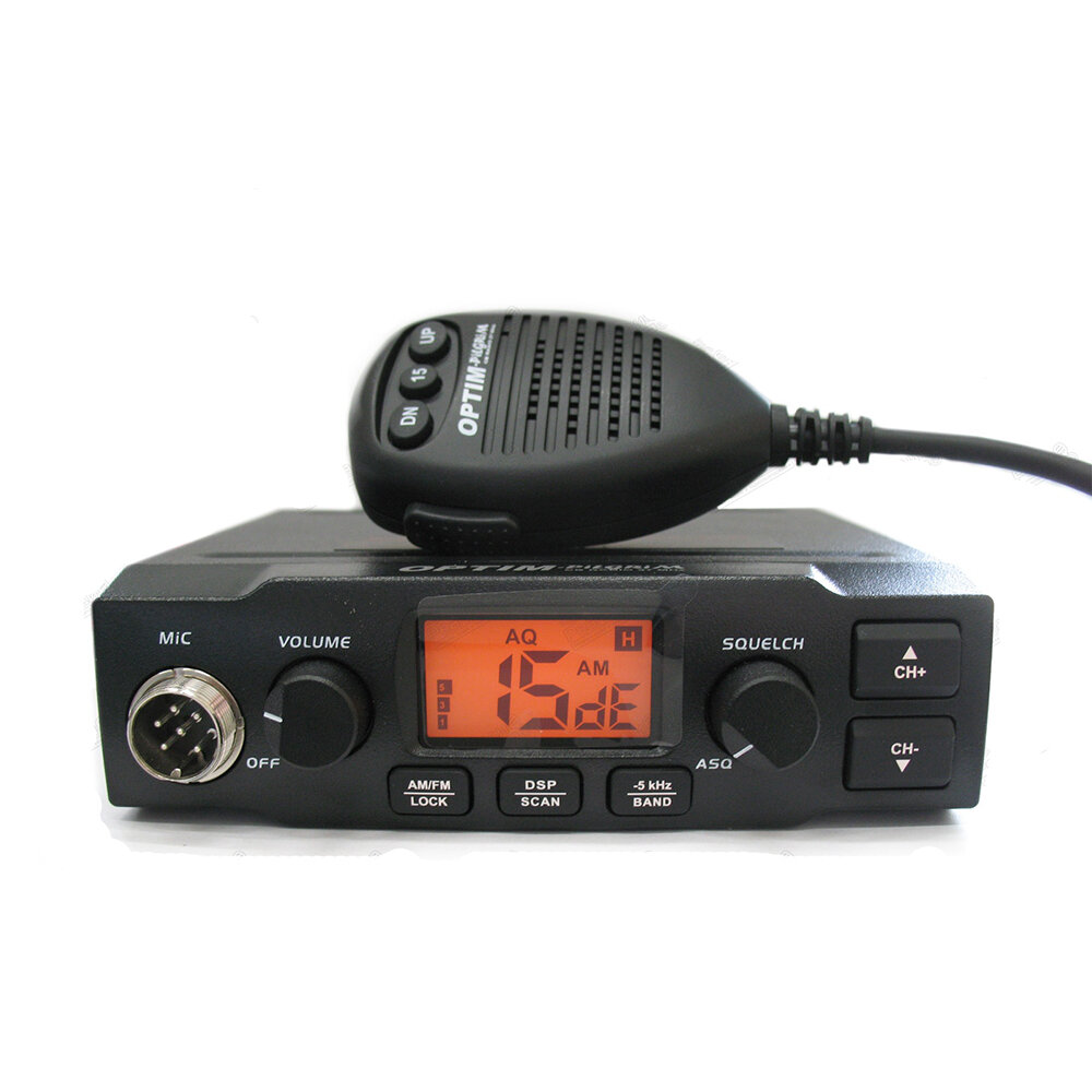 Автомобильная радиостанция Optim Pilgrim DSP (12-24В, мощность АМ-8Вт, FM-20 Вт)