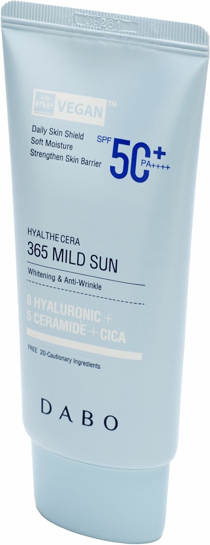 DABO Смягчающий солнцезащитный крем SPF50+ PA+++, 50мл