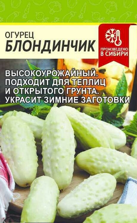Семена Огурец Блондинчик