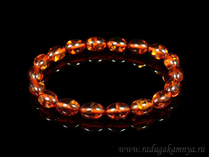 Браслет, янтарь