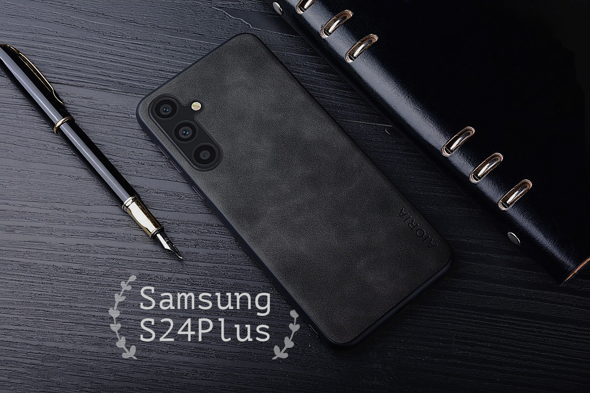 Чехол на Samsung S24+ черный- Чехол самсунг S24 Plus черный