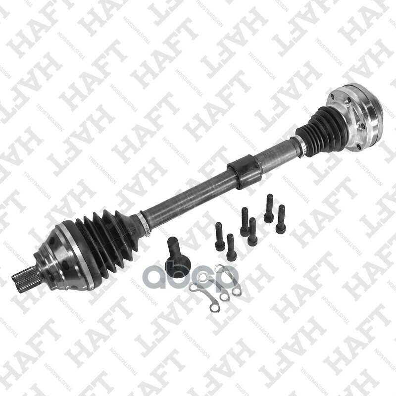 Приводной вал правый SKODA Karoq 1.4-1.5 15-> / Superb(3V) 1.4 15->, VW Passat 1.4 14-> / Tiguan 1.4 16-> HAFT арт. AW0247