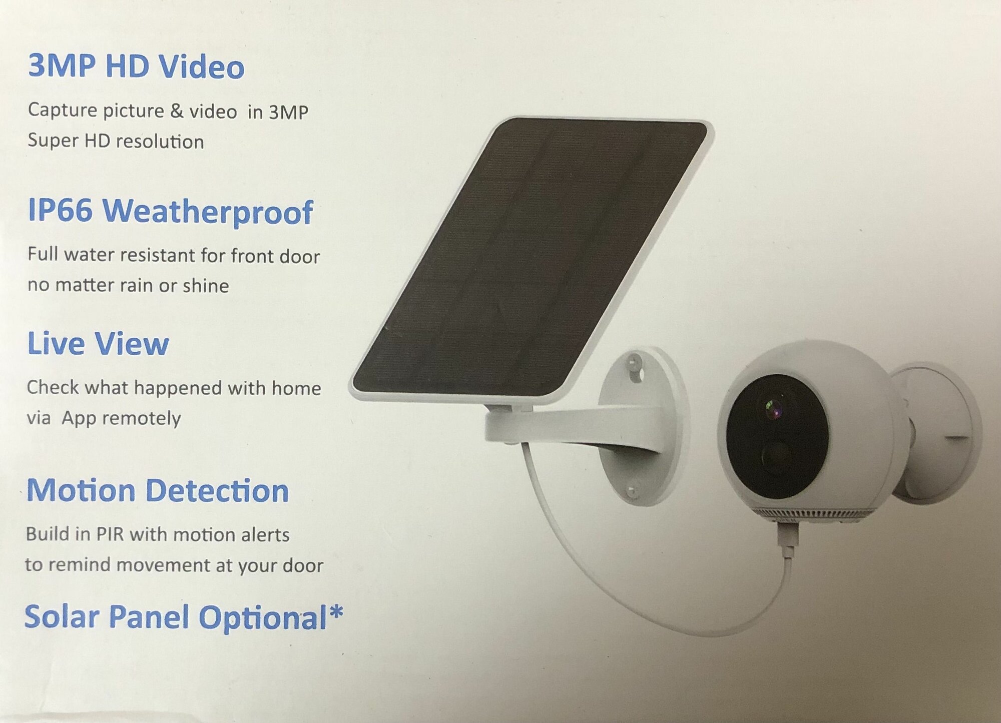 Поворотная автономная уличная ip камера 3Mp с солнечной батареей Icsee cam+SD карта в комлекте