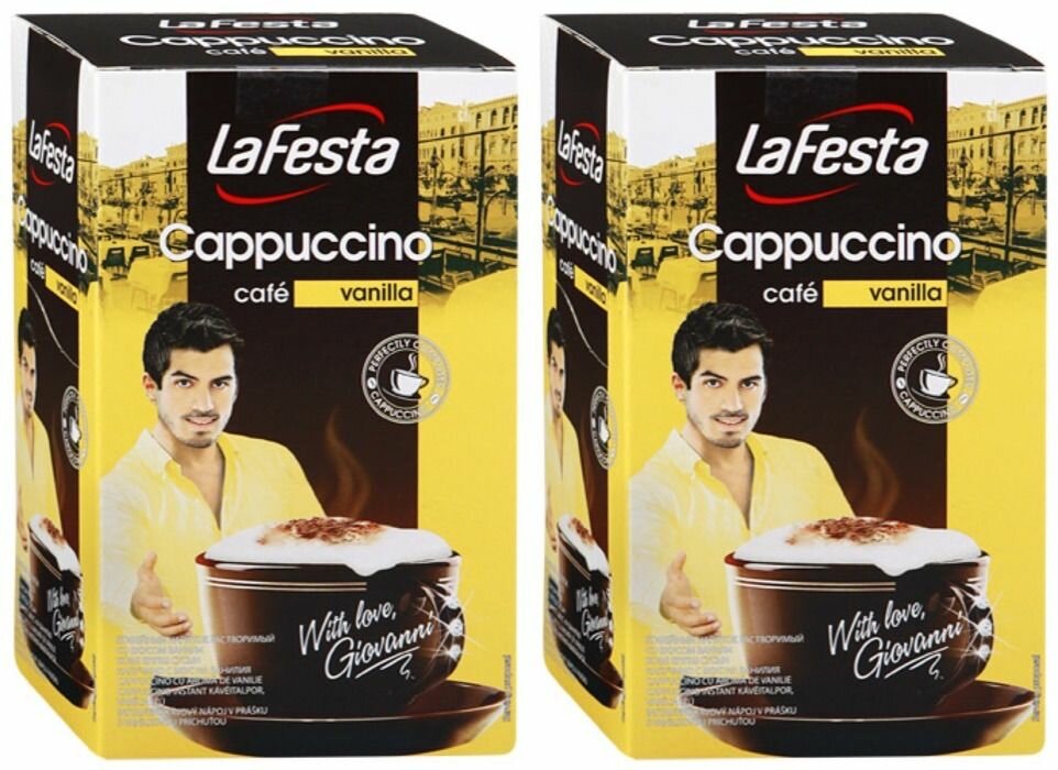 La Festa Каппучино Ваниль 12,5 г*10 пакетиков, 2шт