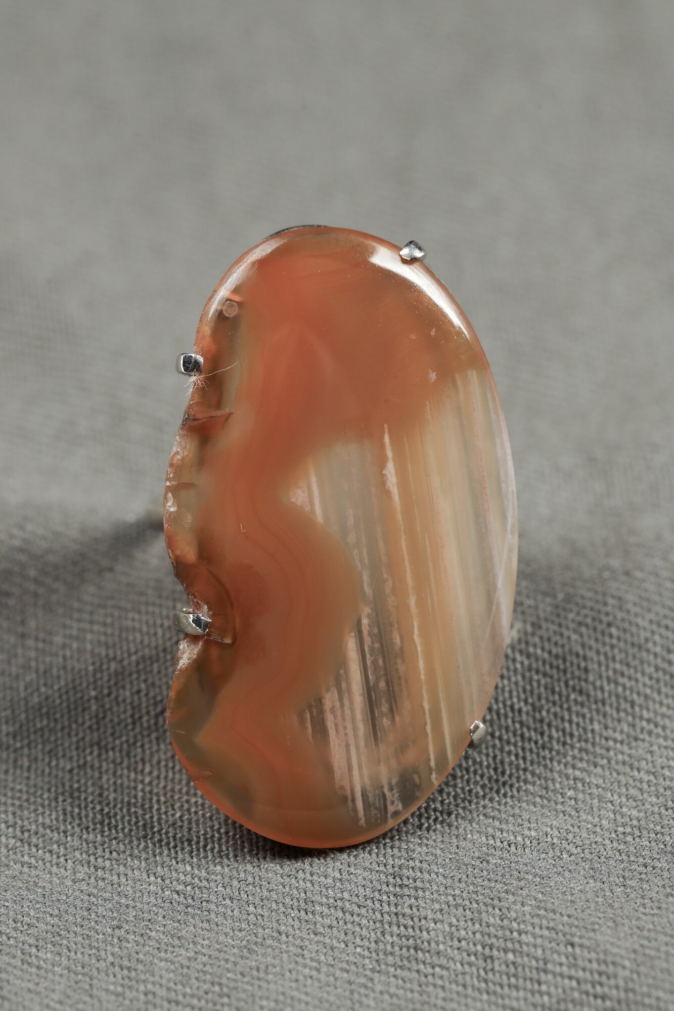 Кольцо, агат