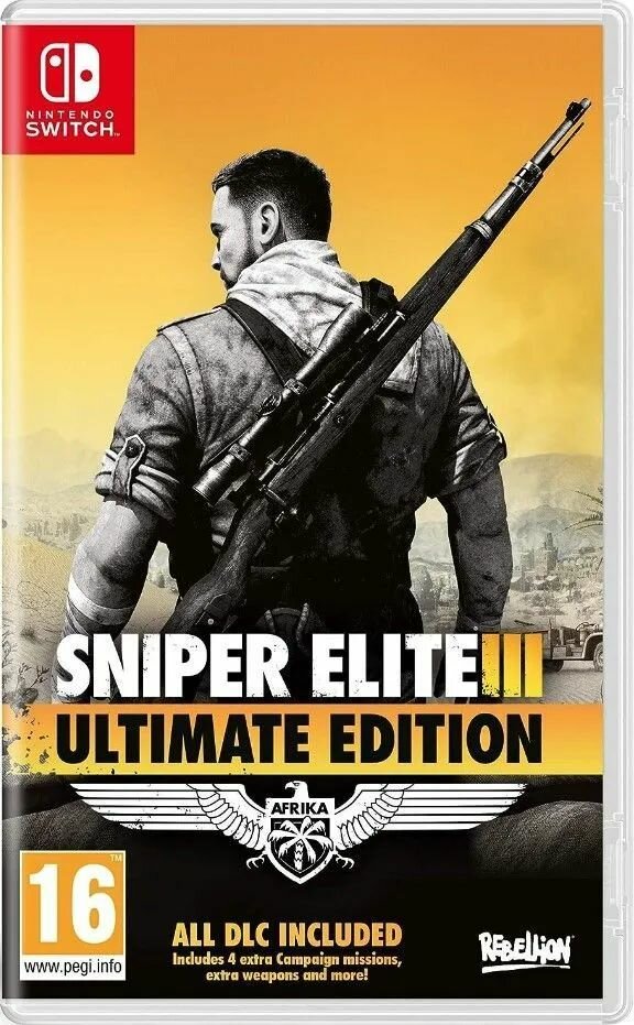 Игра на картридже Sniper Elite 3: Ultimate Edition (Nintendo Switch, Русская версия)
