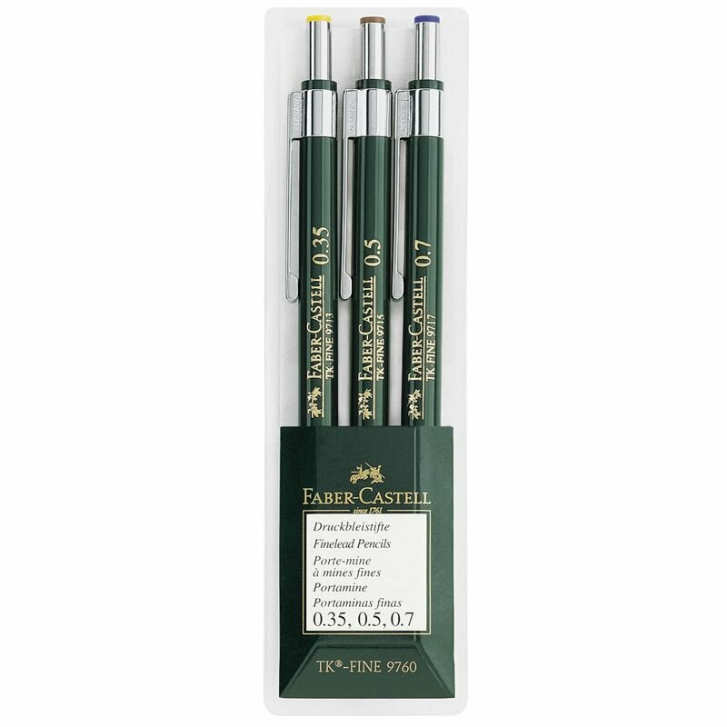 Набор карандашей механических Faber-Castell "TK-Fine 97", HB