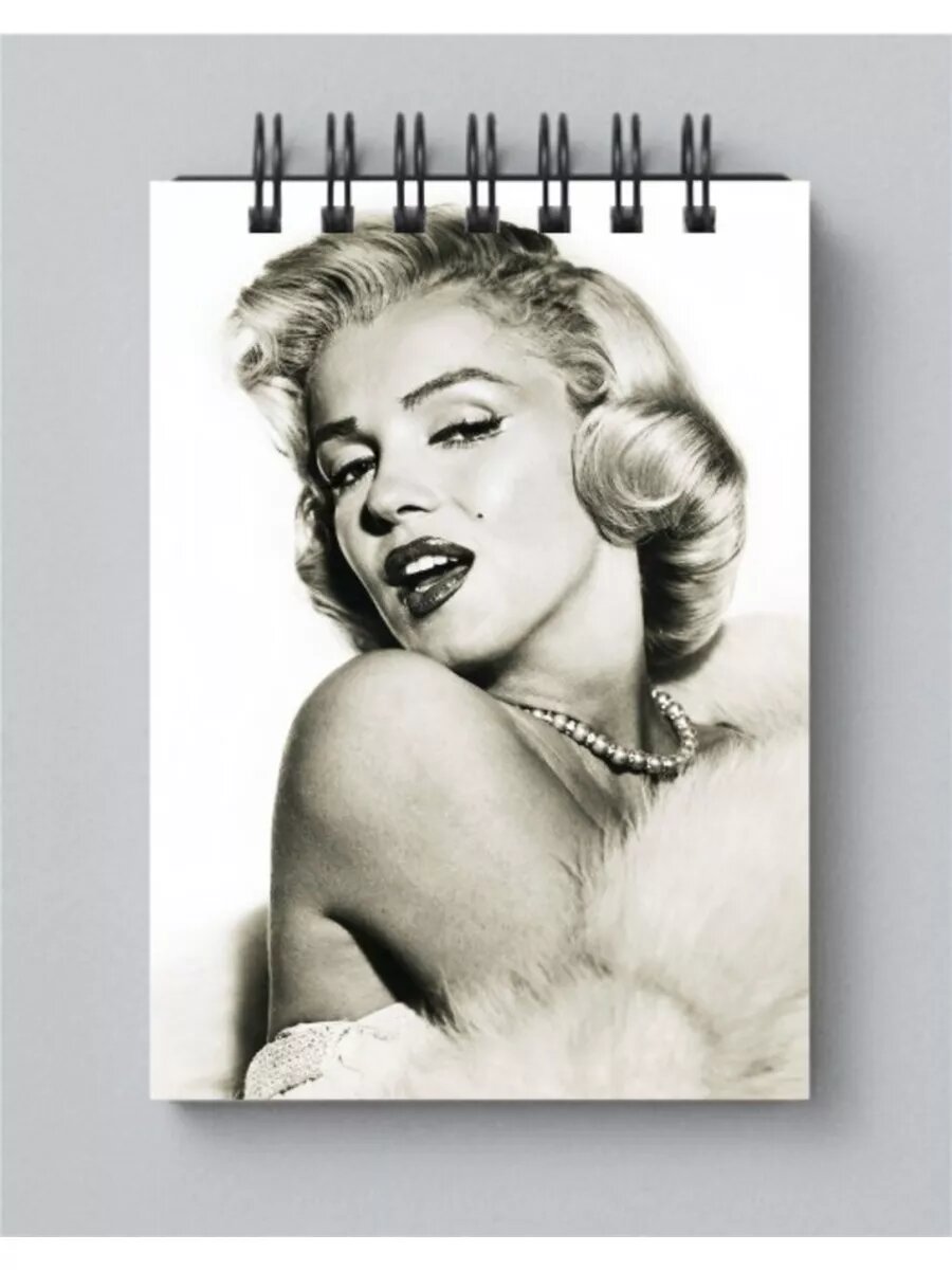 Блокнот Мэрилин Монро А4 в линейку