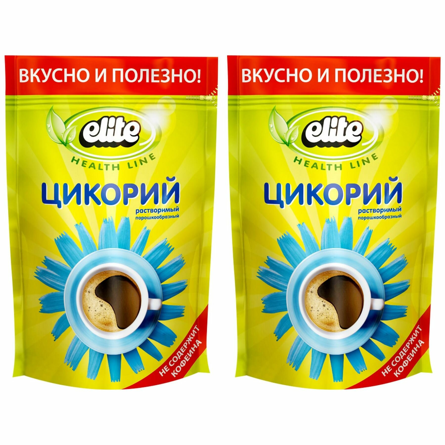 Elite Цикорий растворимый, порошкообразный, 100 г, 2 уп