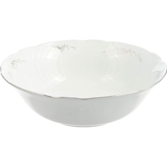 Салатник Thun 1794 "Серый орнамент отводка платина" 25 см