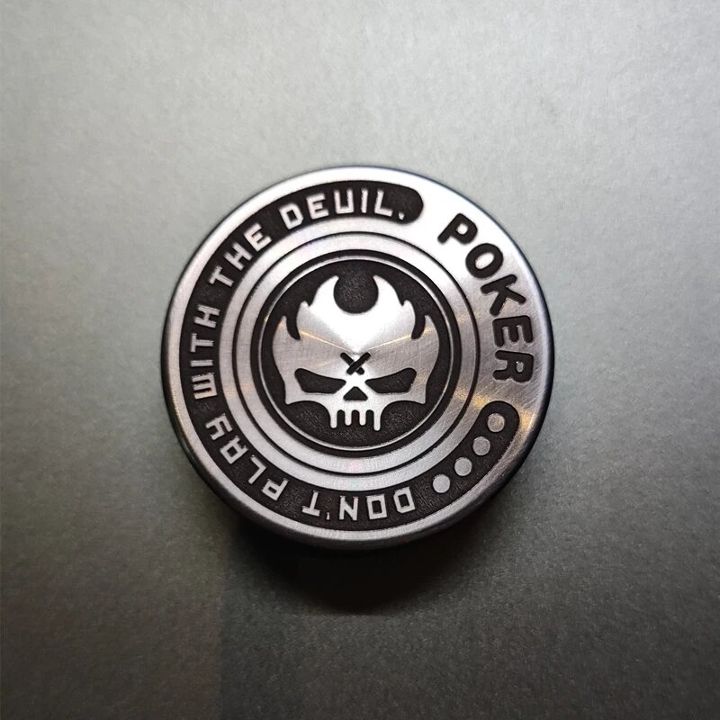 Металлический магнитный слайдер череп EDC антистресс игрушка Stainless Steel