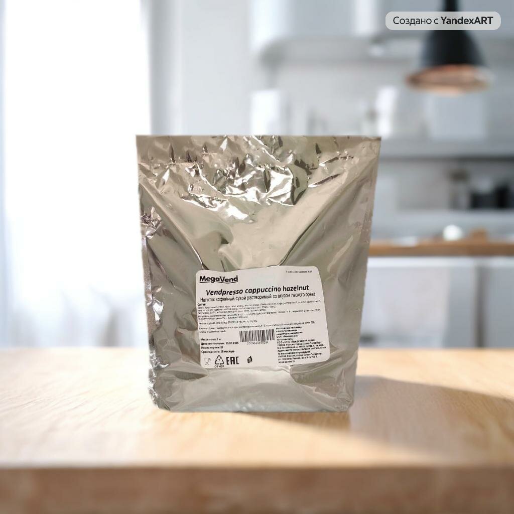 Растворимый капучино Vendpresso для вендинга Лесной орех 1 кг