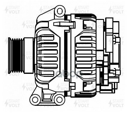 Генератор RENAULT CLIO SYMBOL (00-)/KANGOO (97-) 1.4I 87A STARTVOLT арт. LG0922