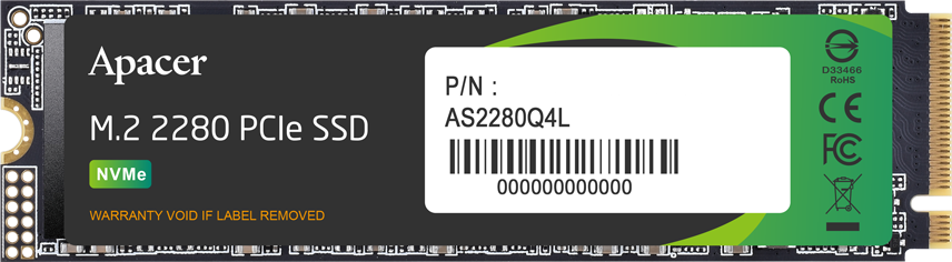 Накопитель SSD 1Tb Apacer AS2280Q4L (AP1TBAS2280Q4L-1)