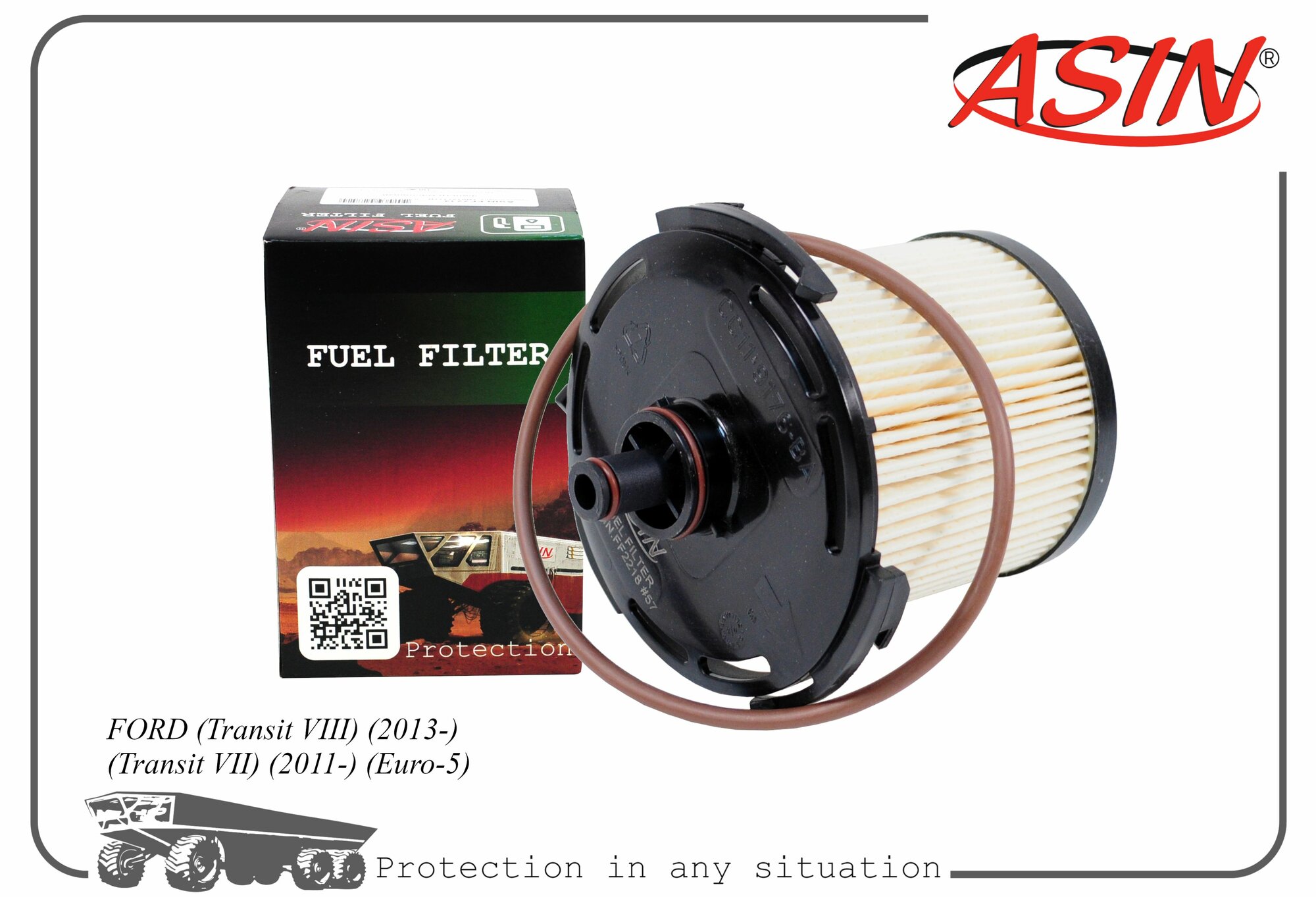 Фильтр топливный 1930091 ASIN. FF2218 для FORD Transit VIII 2013- Transit VII 2011- Euro-5