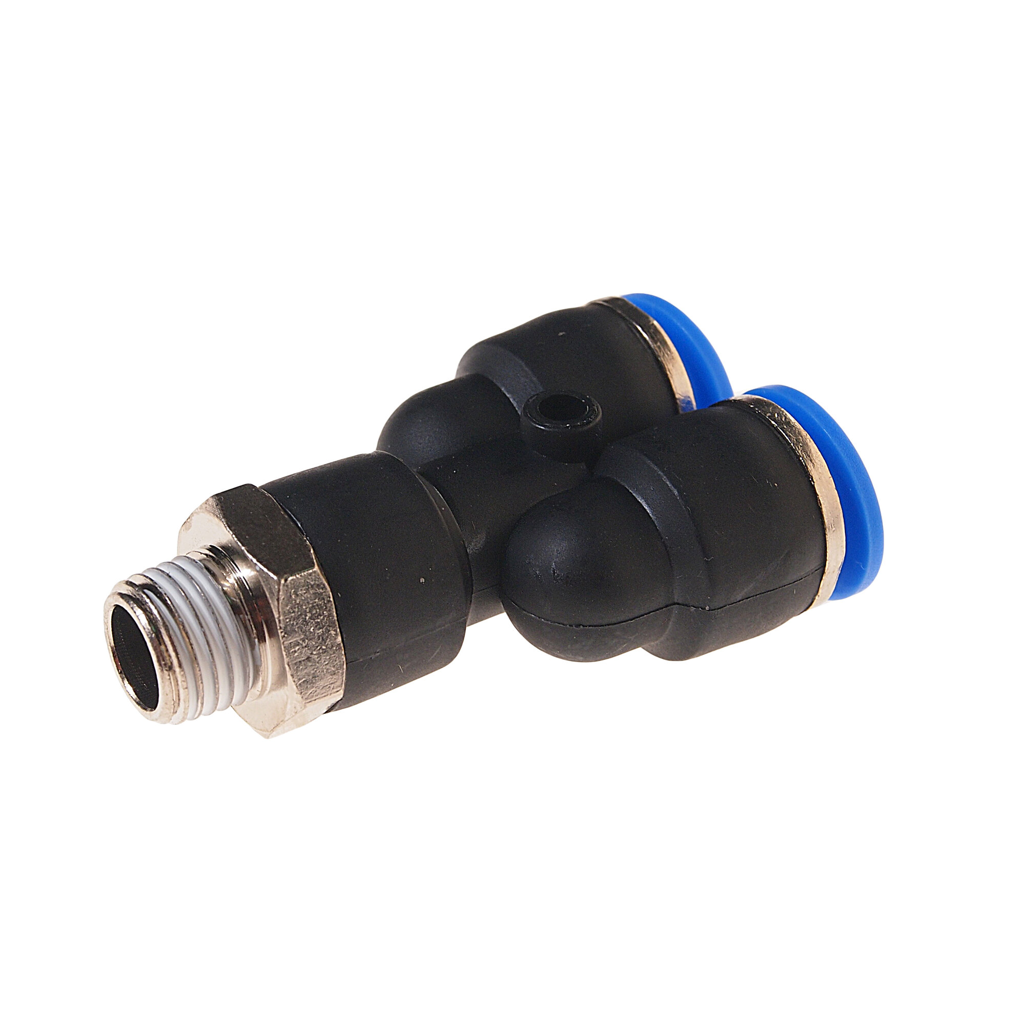 Фитинг RF-SPX12-02 Y-образный для пластиковых трубок 12мм с наружной резьбой 1/4" ROCKFORCE