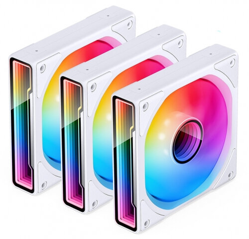 Вентиляторы для корпуса Jonsbo ZK-120W(3 in 1) White 3шт