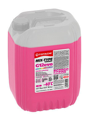 Антифриз готовый раствор 10 л MIX-Type Coolant Pink розовый / Totachi 46810