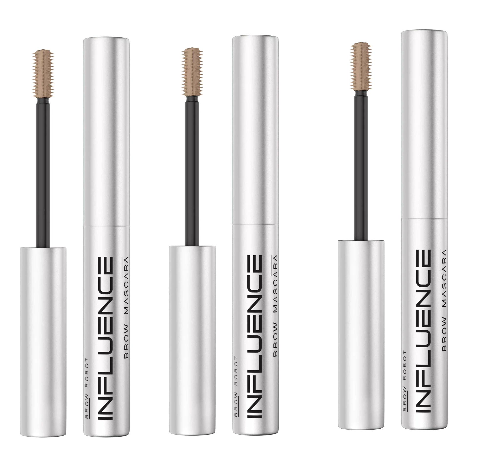 Influence Beauty Тушь для бровей Brow robot/Brow mascara тон/shade 01 3 шт