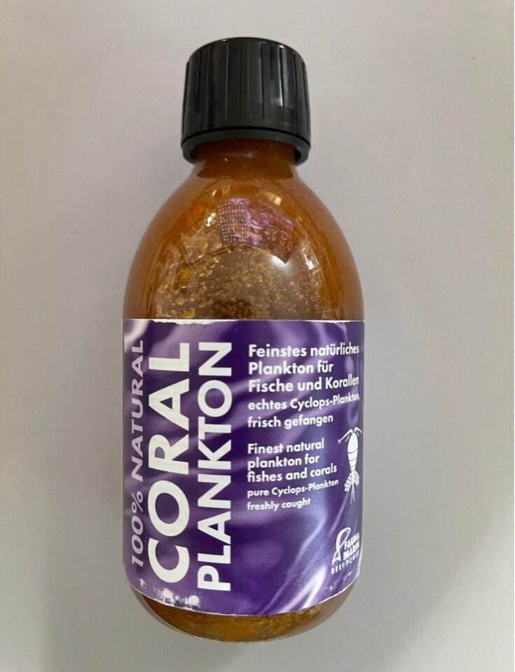 Натуральный океанический планктон для кораллов и рыб.