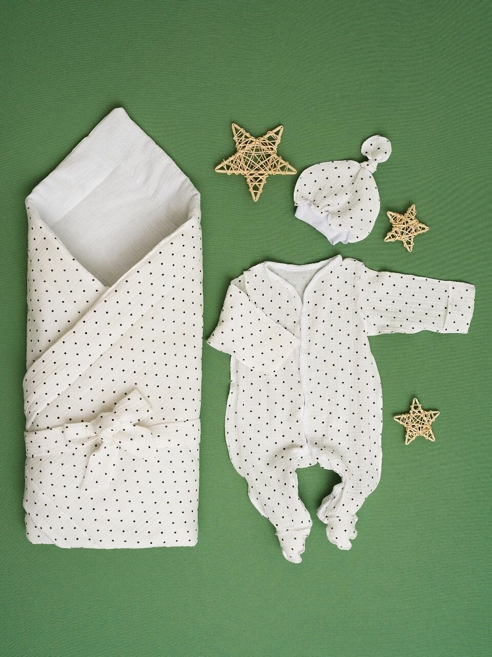 Комплект одежды на выписку, для новорожденных, размер 18
