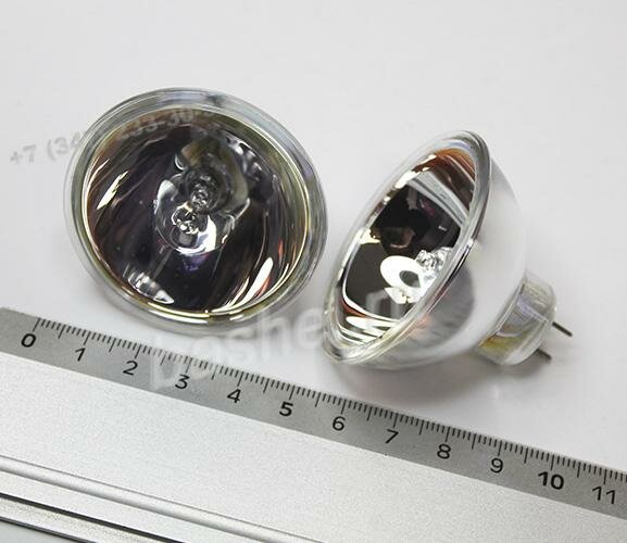 Лампа галогенная 12V, 100Вт, цоколь G6.35 с отражателем