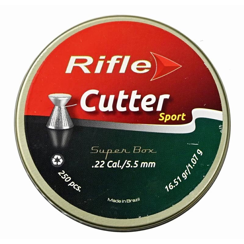 Rifle Ammunition Пуля пневматическая RIFLE Field Series Cutter 5,5 мм. 1,07 гр. (250 шт.)