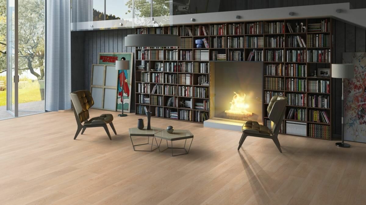 Ламинат Tarkett Navigator Ла-Mанш 1292х194x12 мм, современный стиль