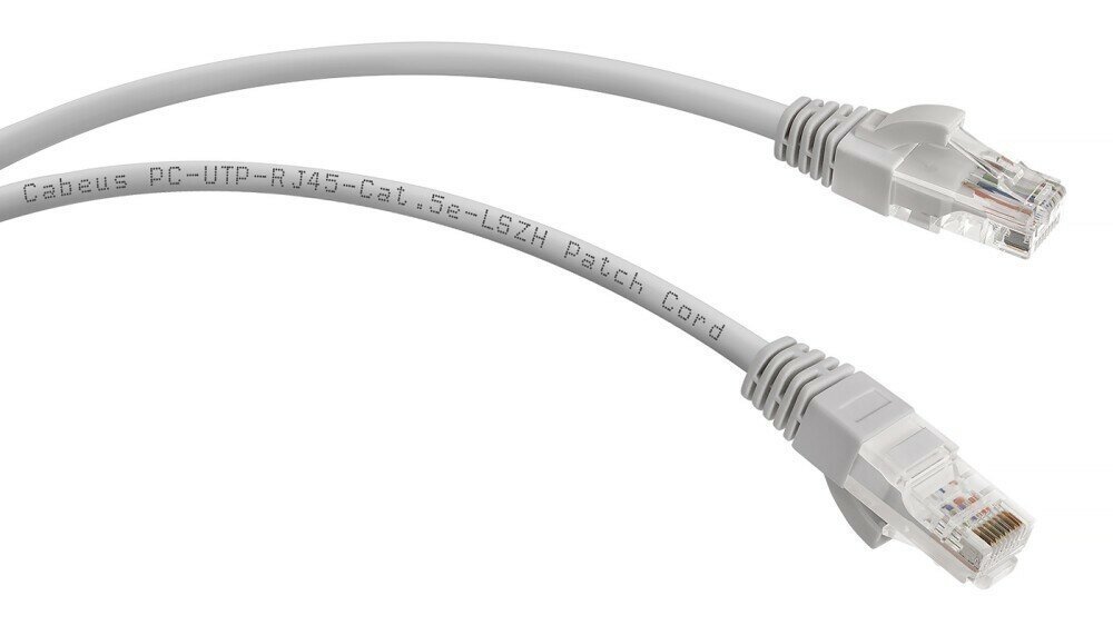 Патч-корд Cabeus 0.5м (PC-UTP-RJ45-Cat.5e-0.5m)