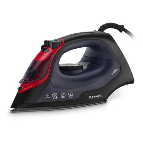 Утюг Maxwell MW-3034, 2400Вт, черный