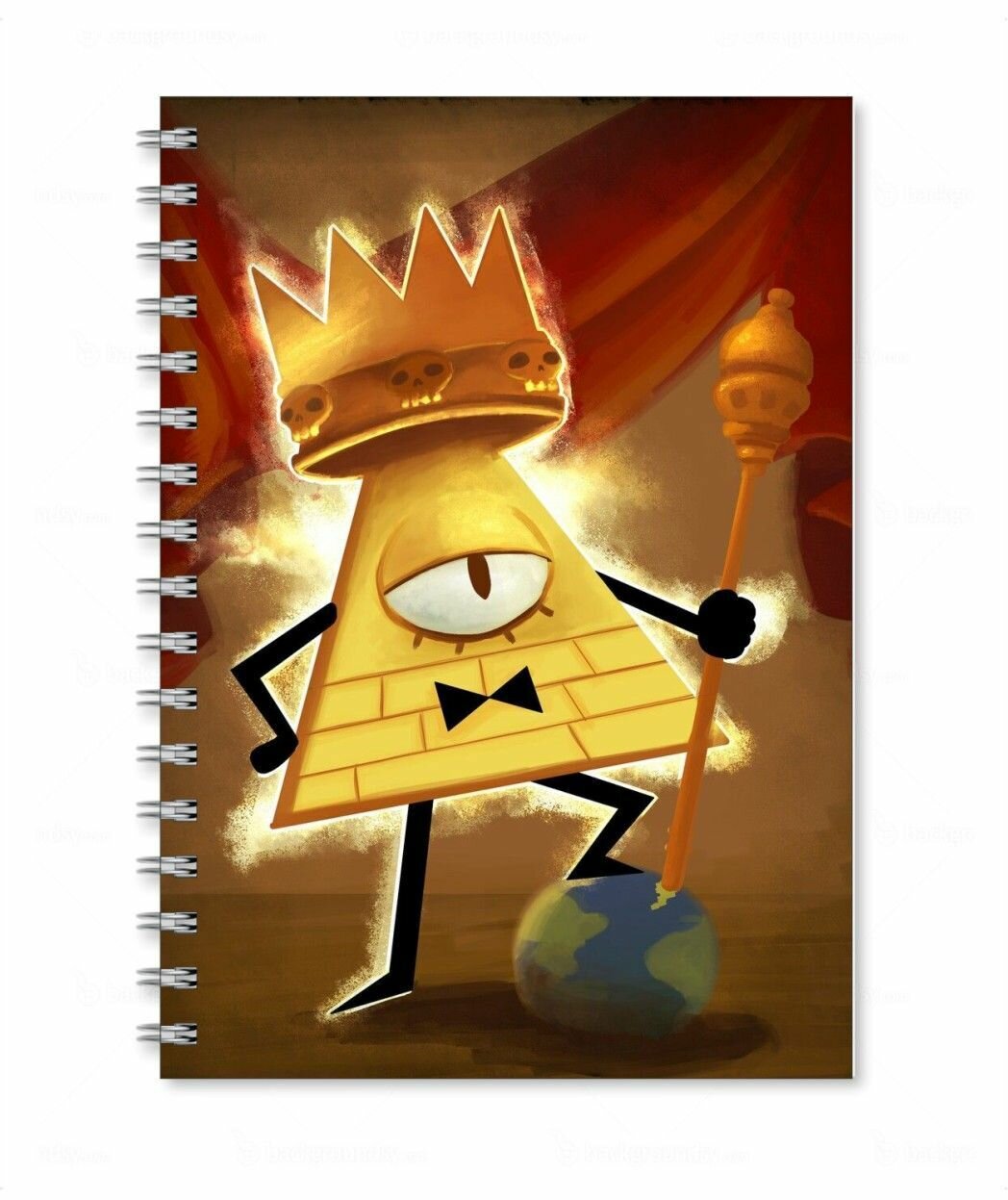 Тетрадь Mewni-Shop формата А5, с принтом "Гравити Фолз" - 1