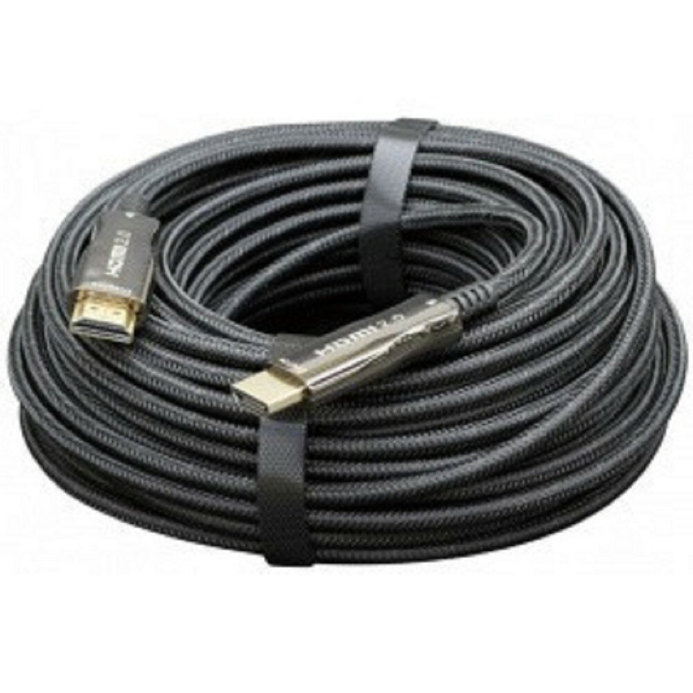 Cablexpert Активный оптический кабель HDMI , 50м, v2.0, 19M 19M, AOC Premium Series, позол. разъемы, экран, коробка CCBP-HDMI-AOC-50M