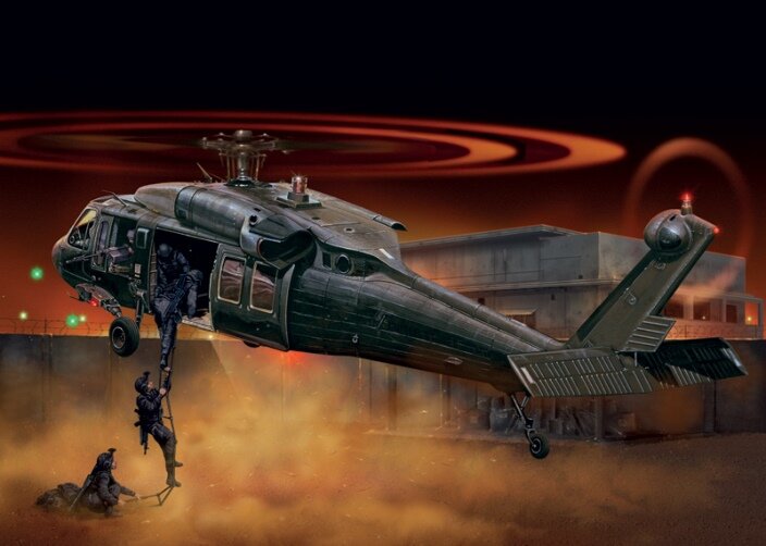 2706 Italeri Вертолет UH-60/MH-60 Black Hawk 1/48