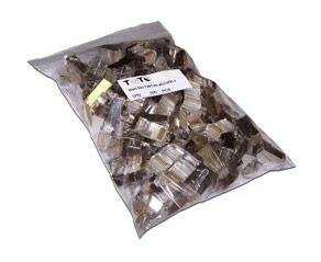 Коннектор RJ45 STP 8P8C, универсальный, cat.6, 100 шт.