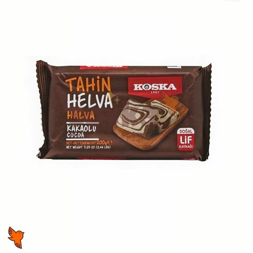 Халва кунжутная с какао Koska, 200г